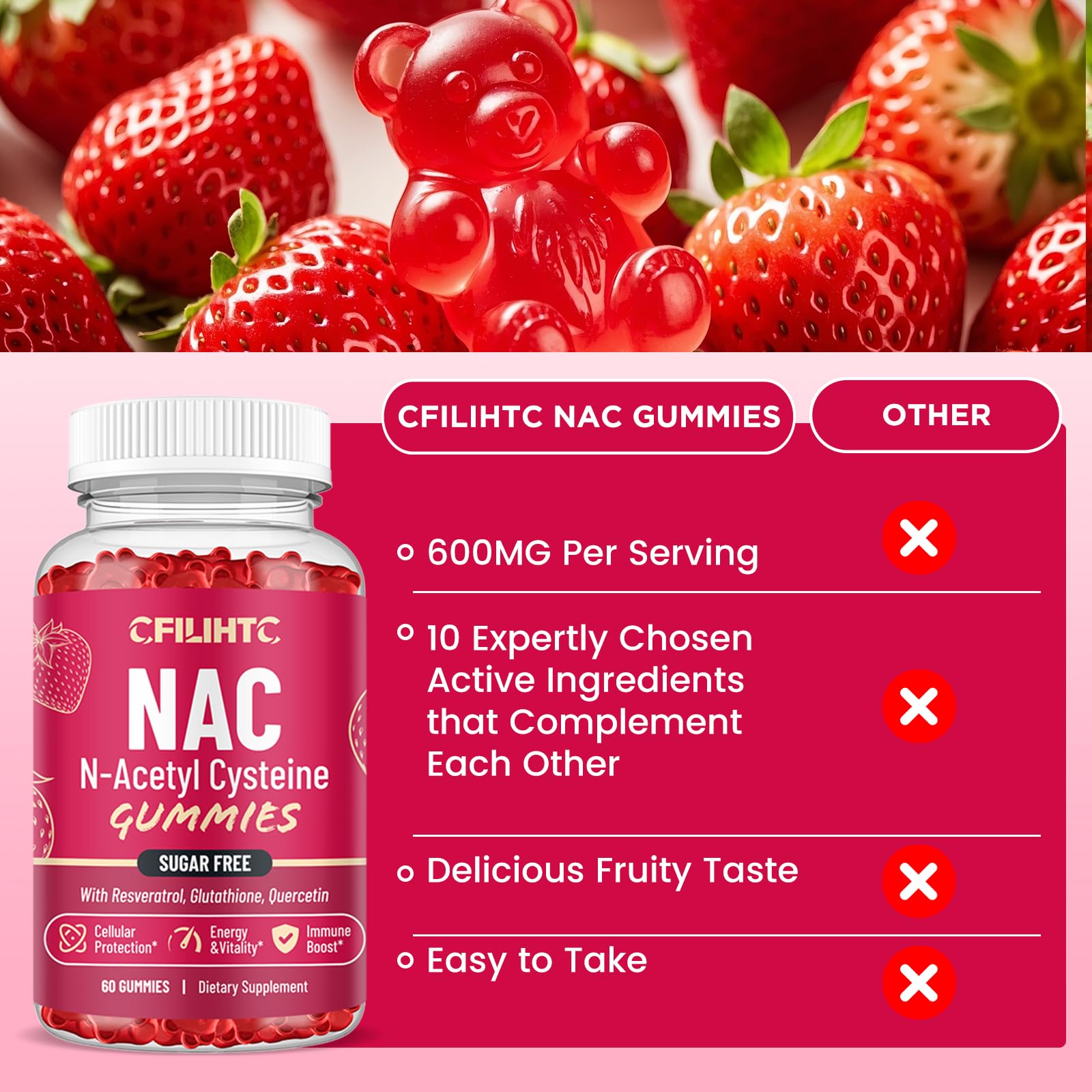 N Acetyl Cysteine gummies for detox