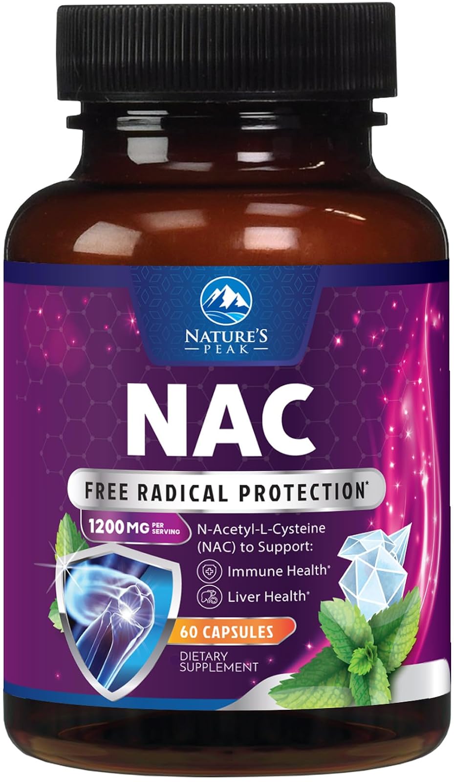 N-Acetyl-L-Cysteine 1200 mg capsules