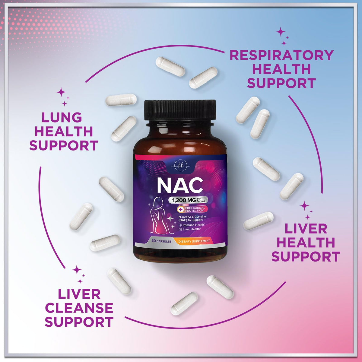 N-Acetyl-L-Cysteine detoxification aid