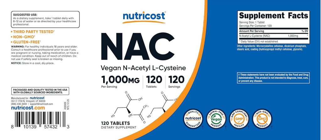N-Acetyl L-Cysteine for antioxidant support