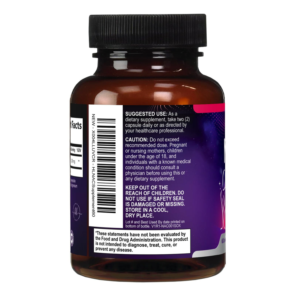 N-Acetyl-L-Cysteine for overall wellness
