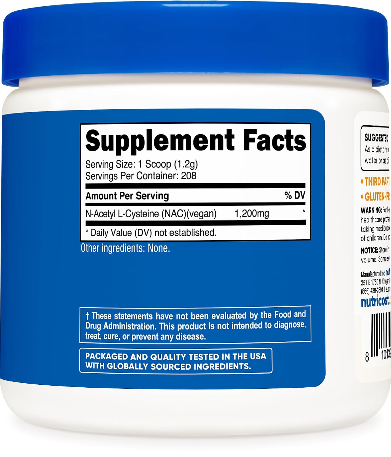 N-Acetyl L-Cysteine for respiratory health