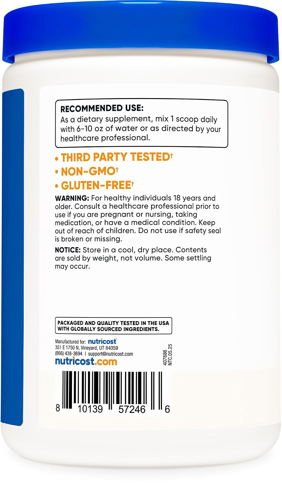 N-Acetyl L-Cysteine for wellness support