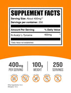 N-Acetyl L-Tyrosine supplement for energy