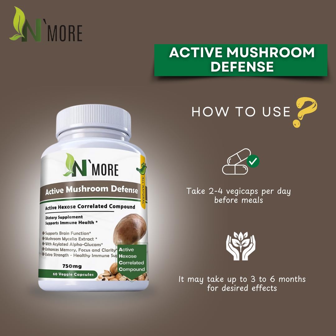 N' MORE mushroom blends enhanced focus