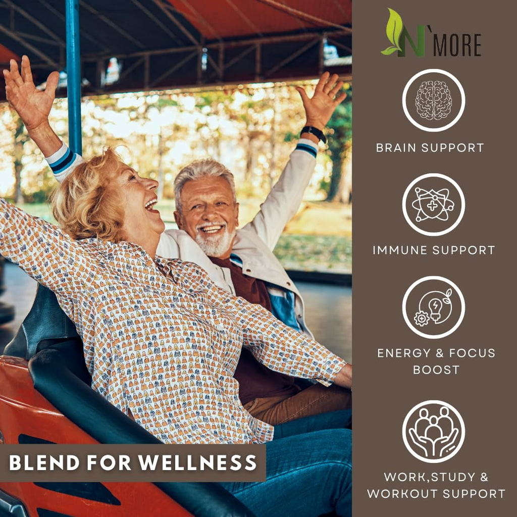 N' MORE mushroom blends for overall wellness