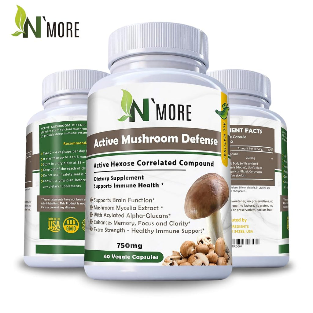 N' MORE mushroom blends for vitality