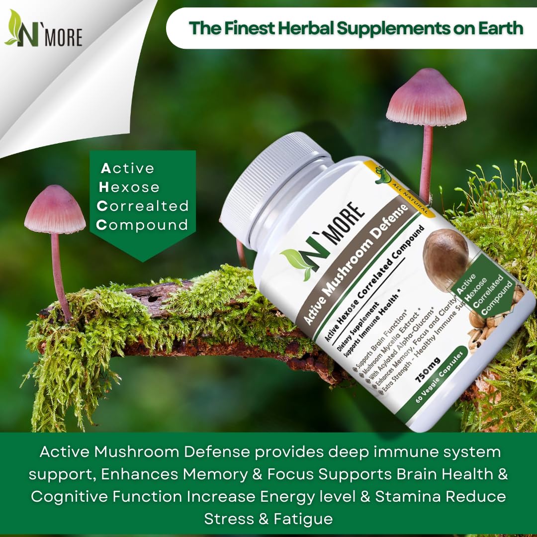N' MORE mushroom blends with powerful adaptogens