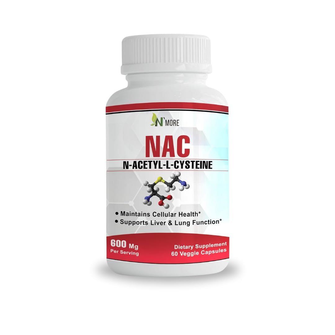 N'More NAC 600 mg veggie capsules