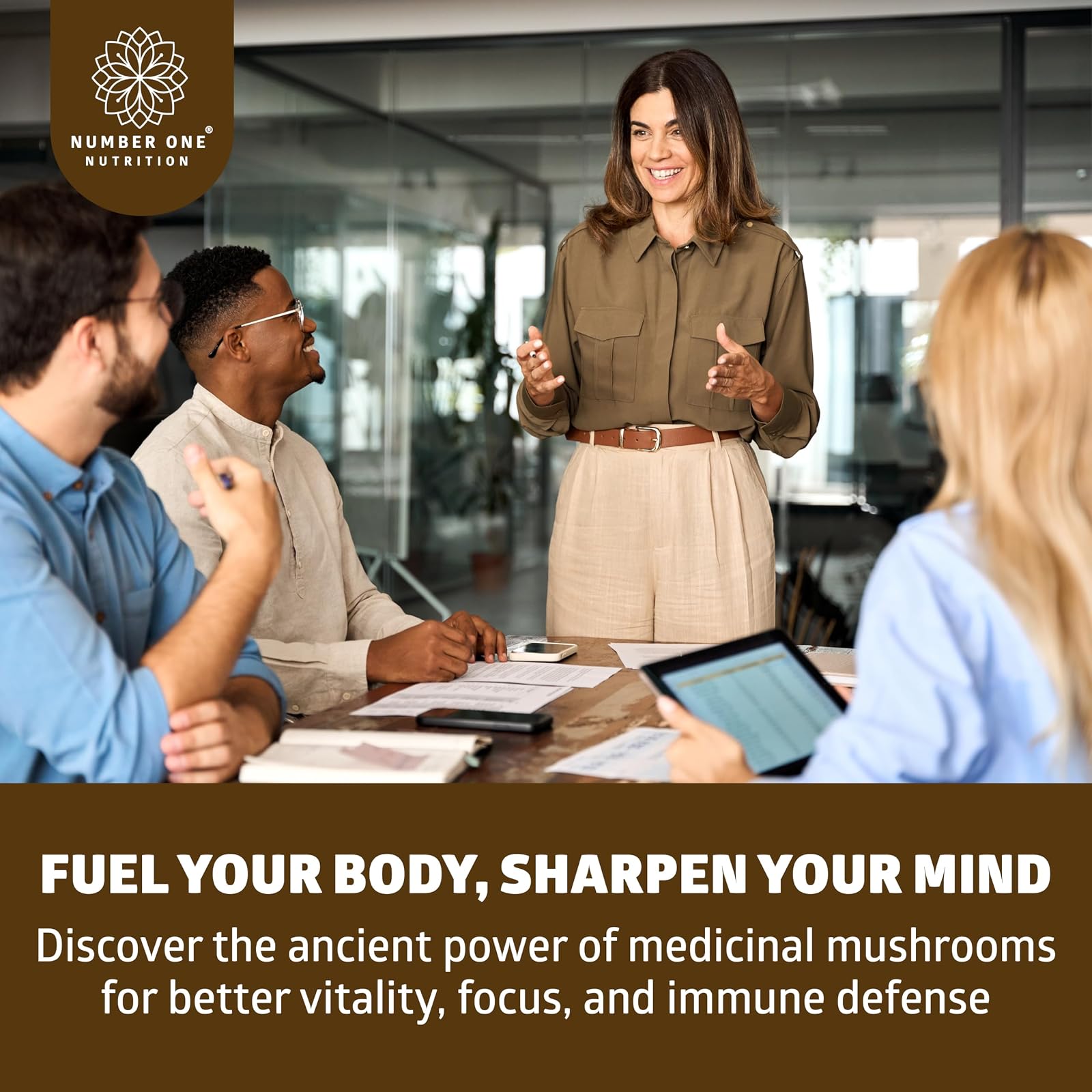 N1N adaptogen mushroom capsules