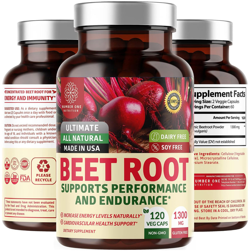 N1N beet root capsules for energy