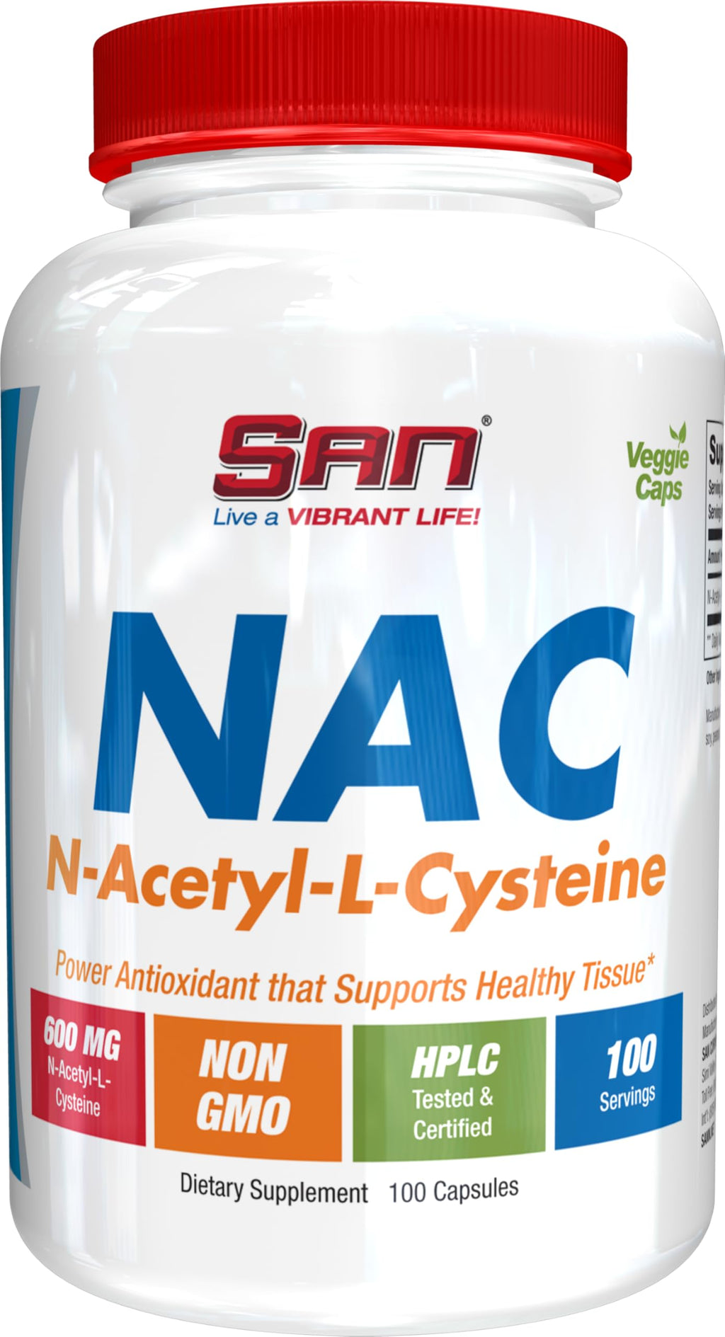 NAC 600 mg antioxidant capsules
