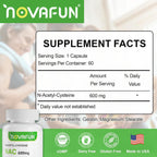 NAC 600 mg antioxidant health supplement