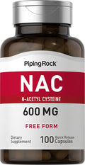 NAC 600 mg capsules for wellness