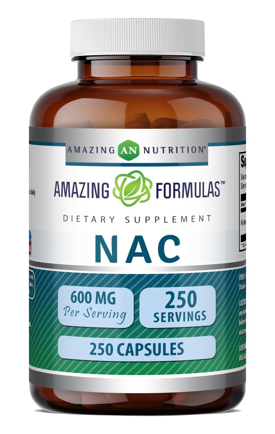 NAC 600 mg capsules for wellness