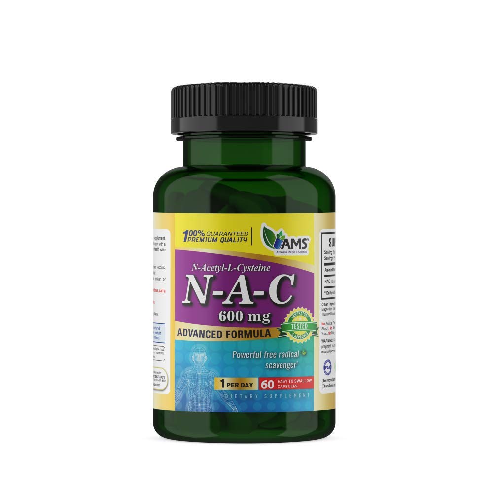 NAC 600 mg capsules for wellness