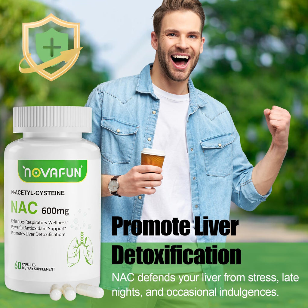 NAC 600 mg detoxification aid capsules