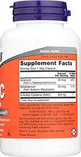 NAC 600mg for energy boost