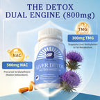 NAC and milk thistle capsules