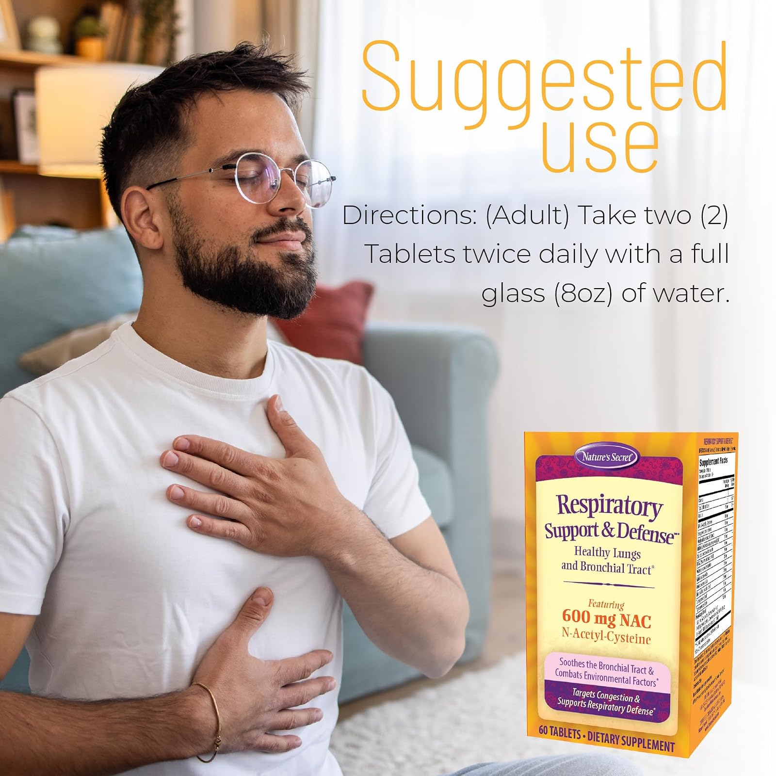 NAC capsules for better breathing