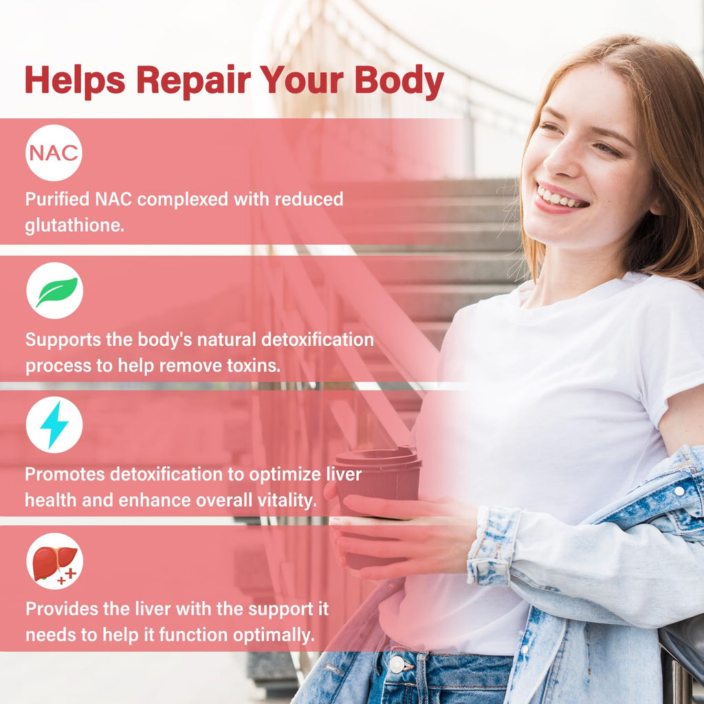 NAC capsules for detoxification benefits