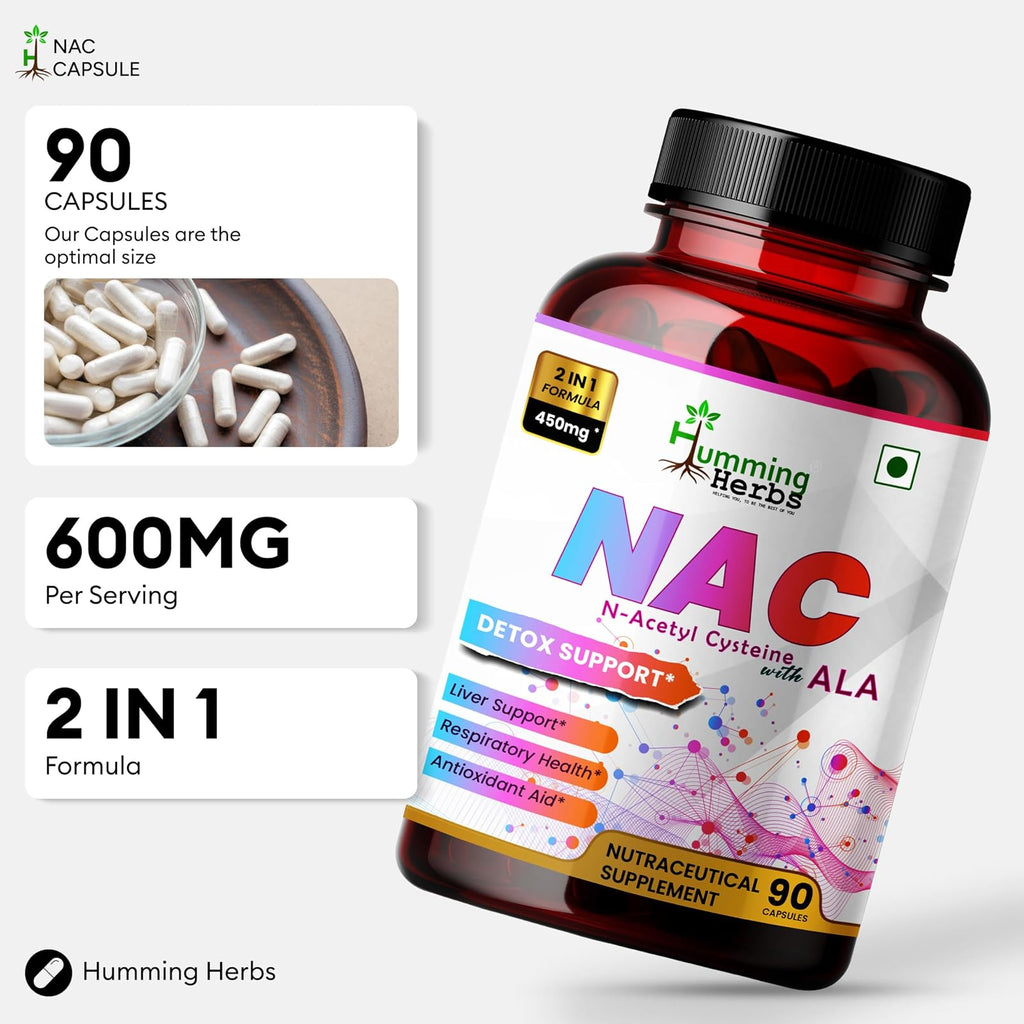 NAC capsules for detoxification