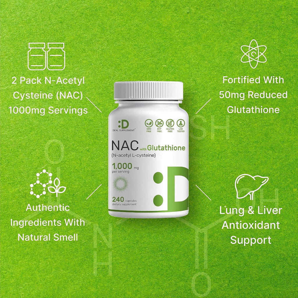 NAC capsules for respiratory health