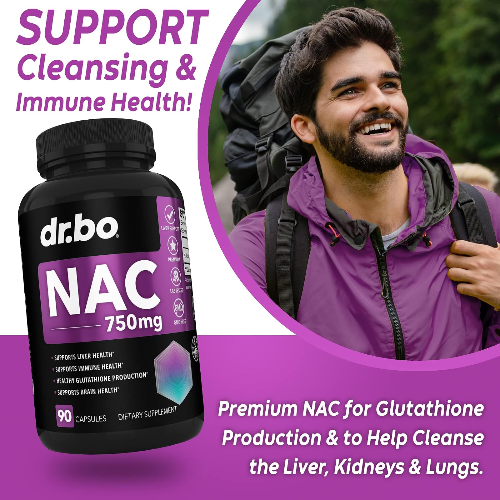 NAC capsules for weight management