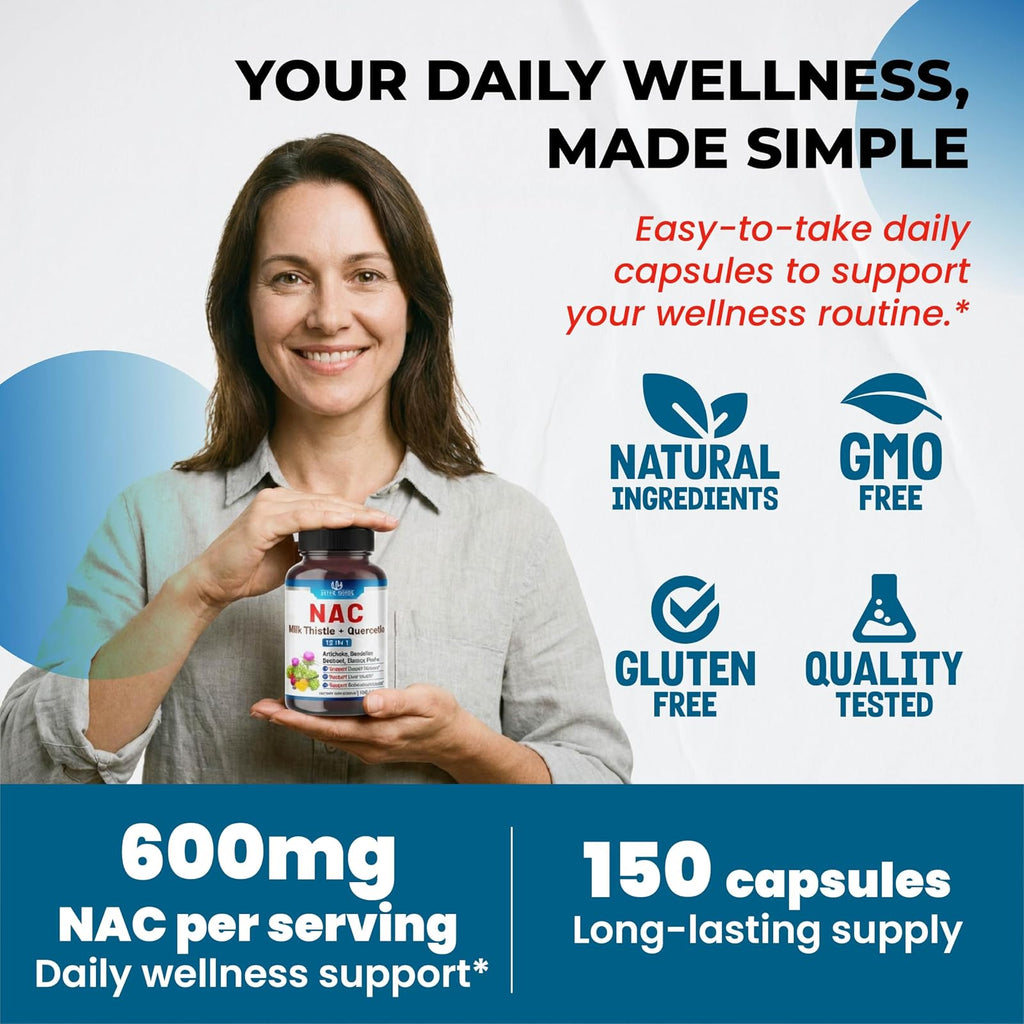 NAC complex with milk thistle benefits
