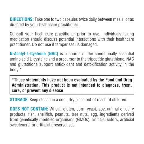 NAC for enhanced detoxification