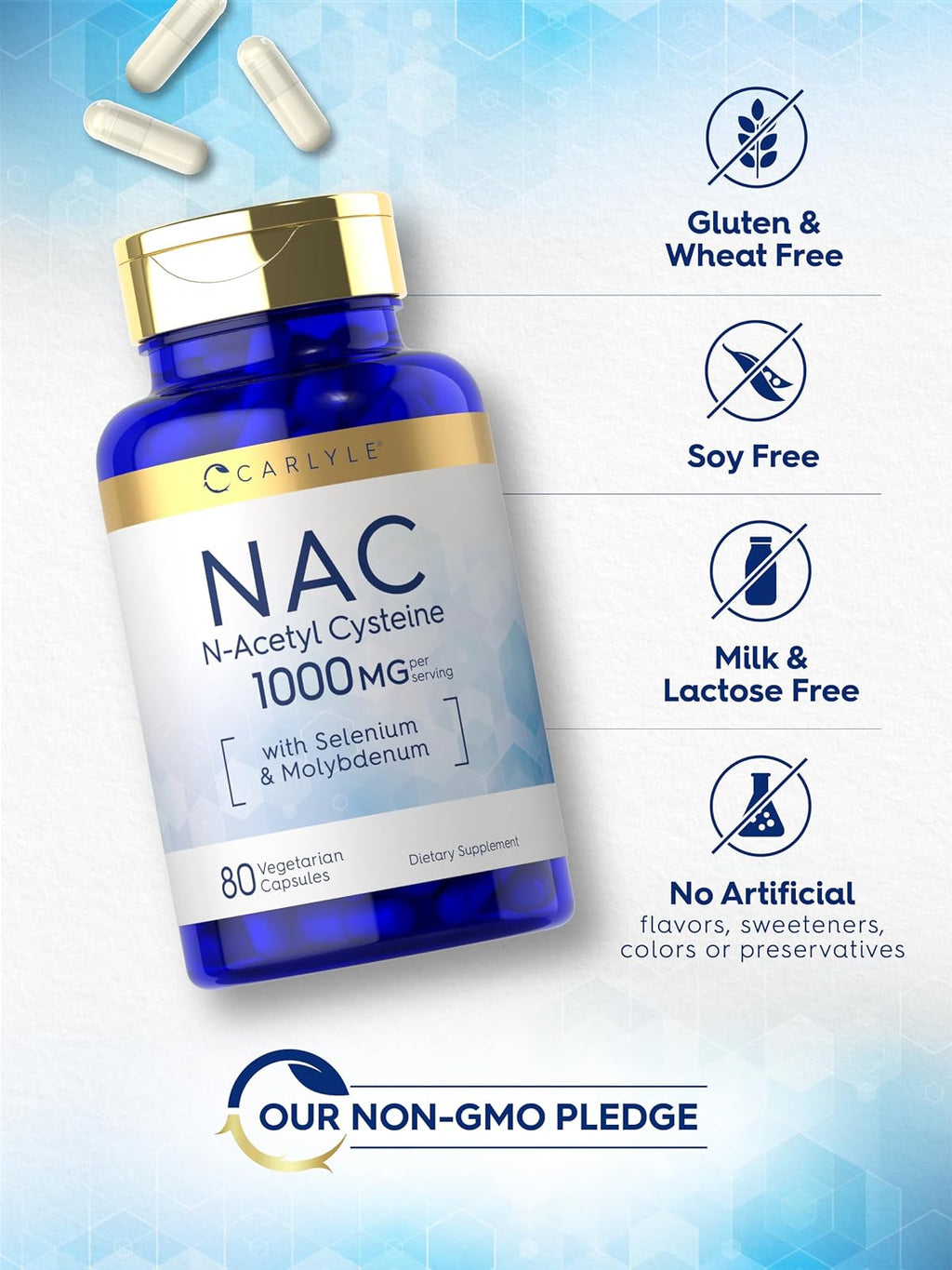 NAC for liver support capsules