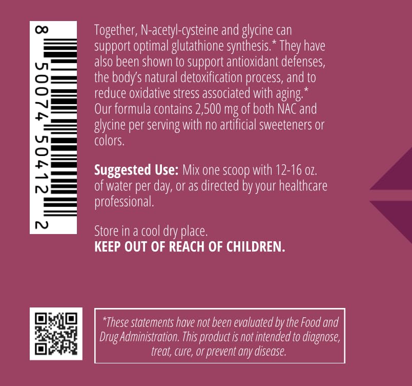 NAC glycine for enhanced recovery