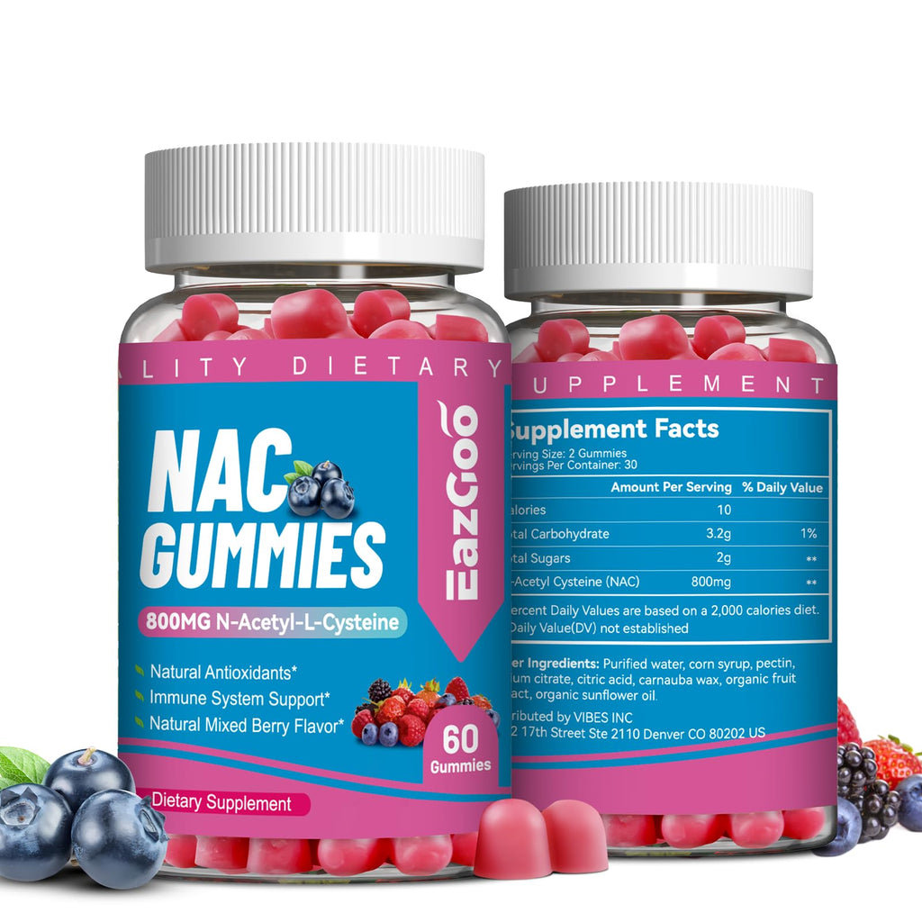 NAC gummies for antioxidant support