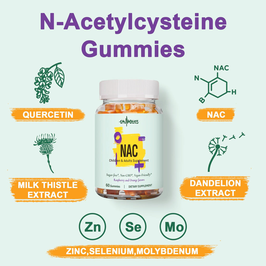NAC gummies for respiratory health