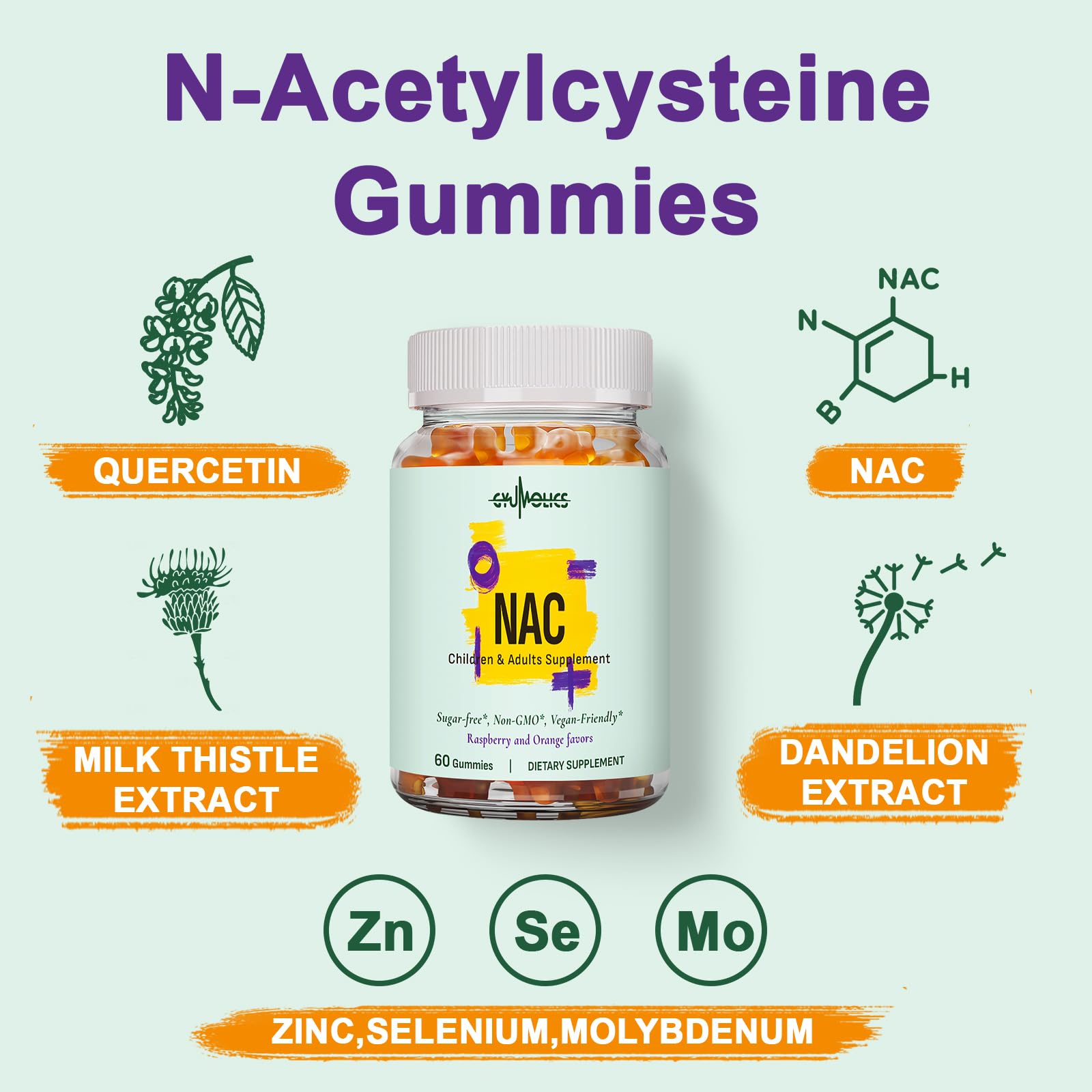 NAC gummies for respiratory health