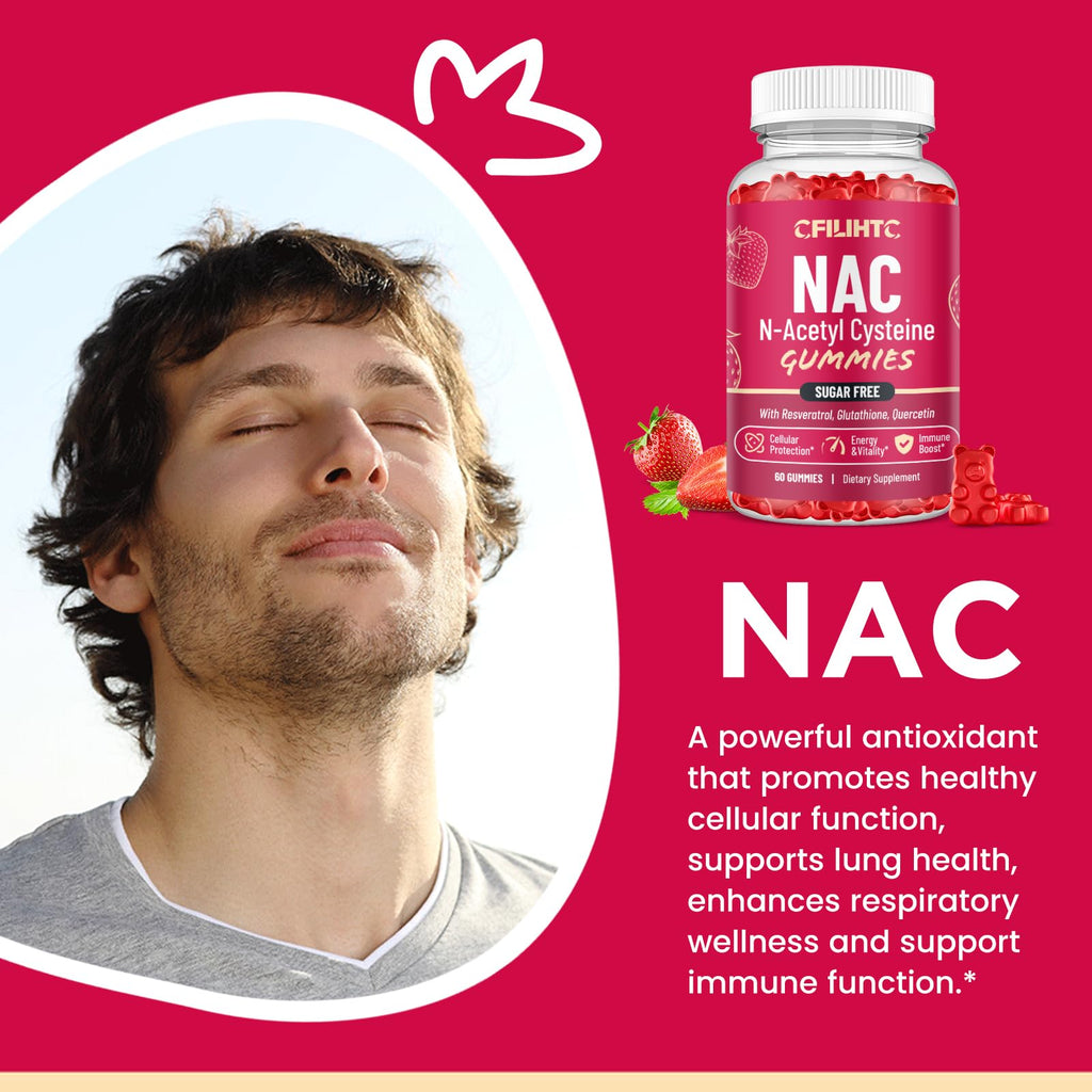 NAC gummies with antioxidant benefits