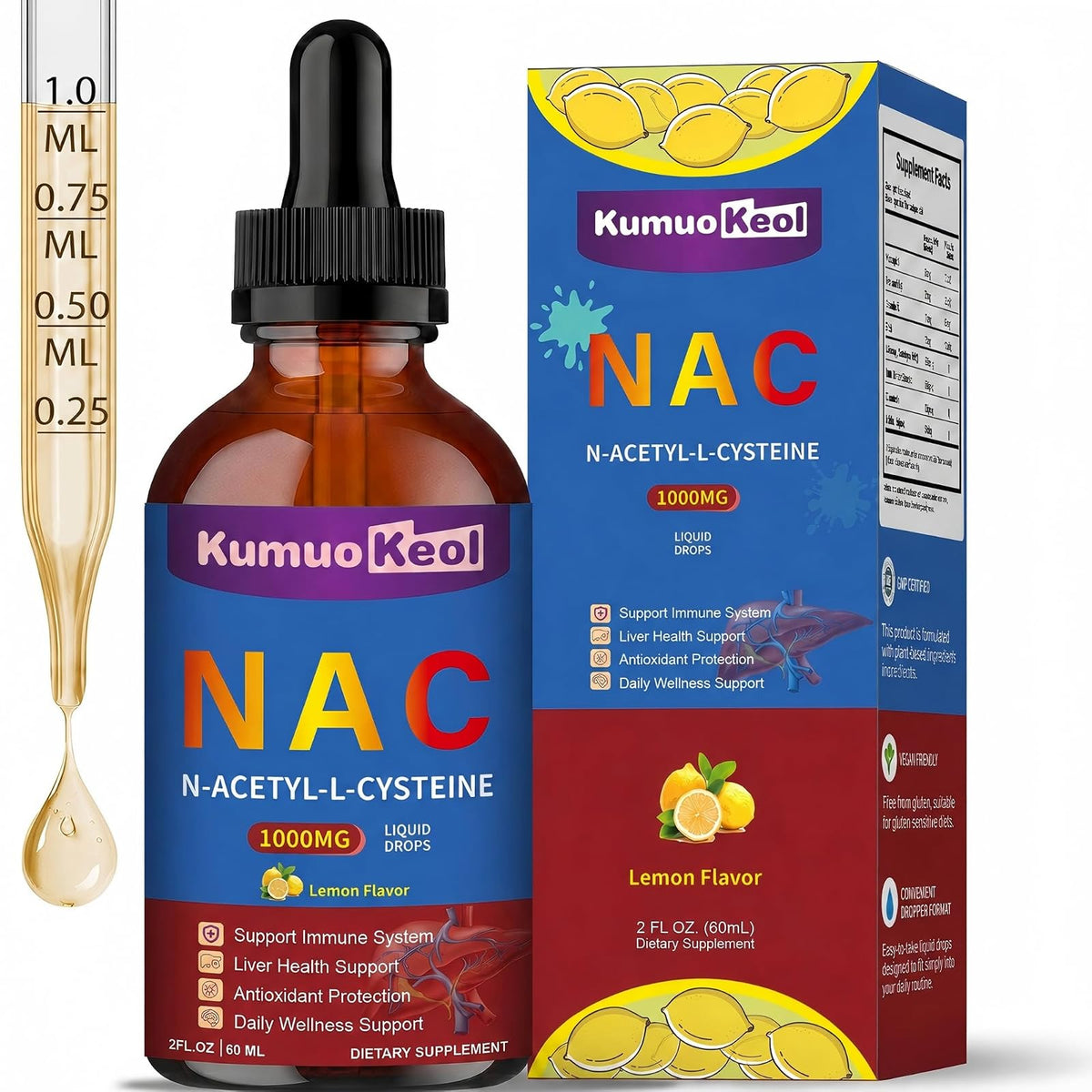 NAC liquid supplement for detox