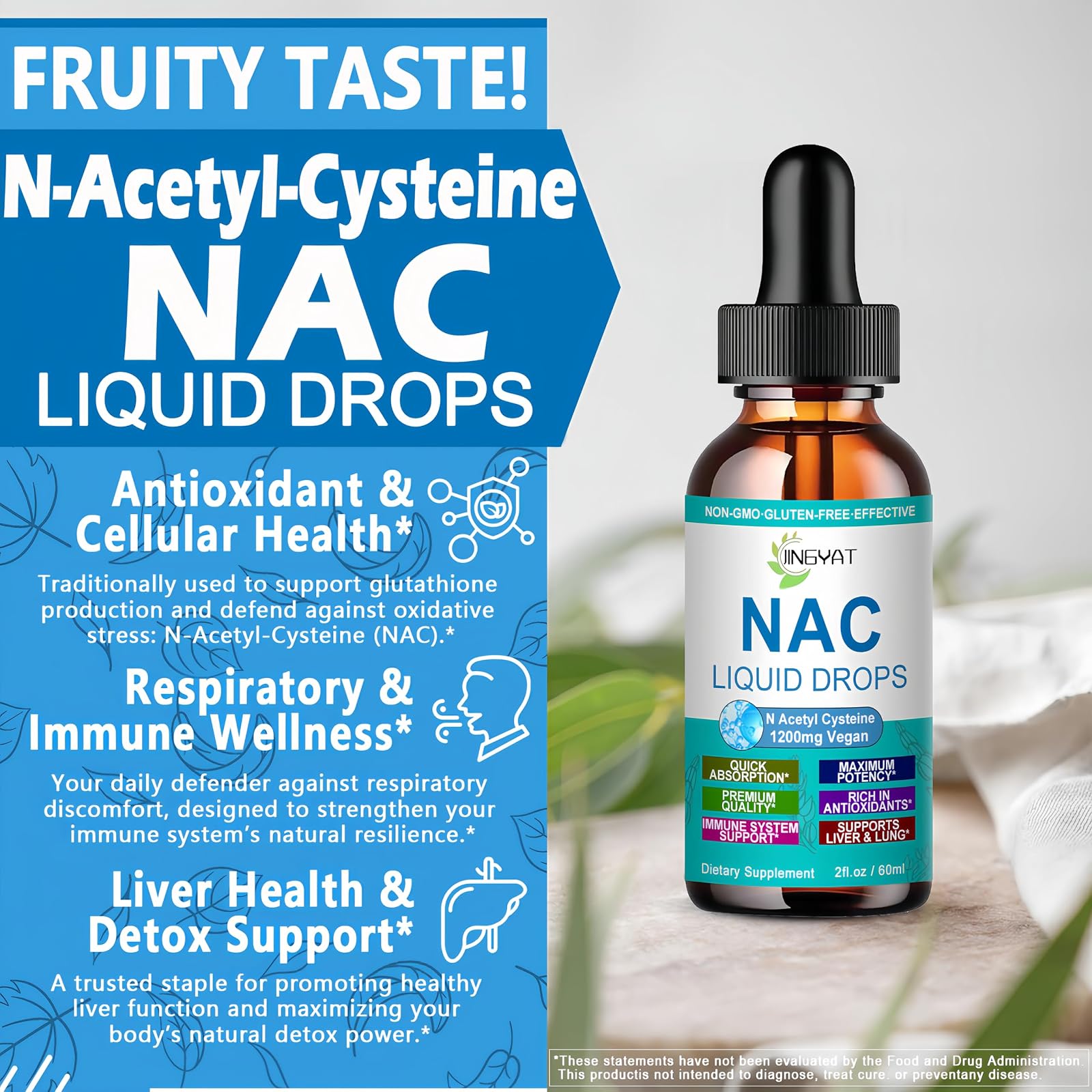 NAC multivitamins for detoxification