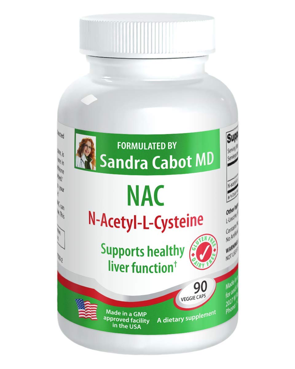 NAC N Acetyl Cysteine capsules for wellness