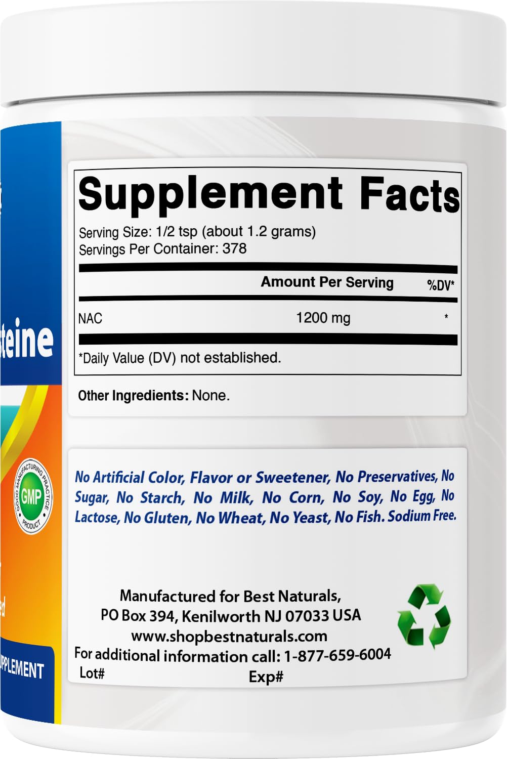 NAC powder for skin health