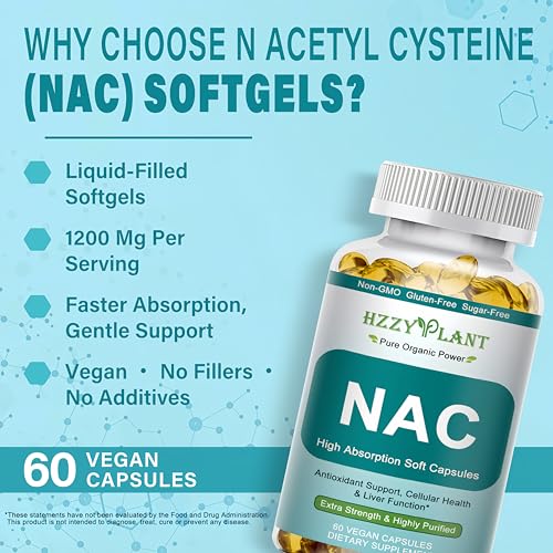 NAC softgels for antioxidant protection
