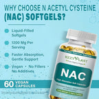 NAC softgels for antioxidant protection
