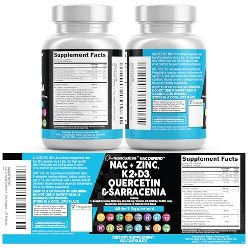 NAC supplement for antioxidant protection