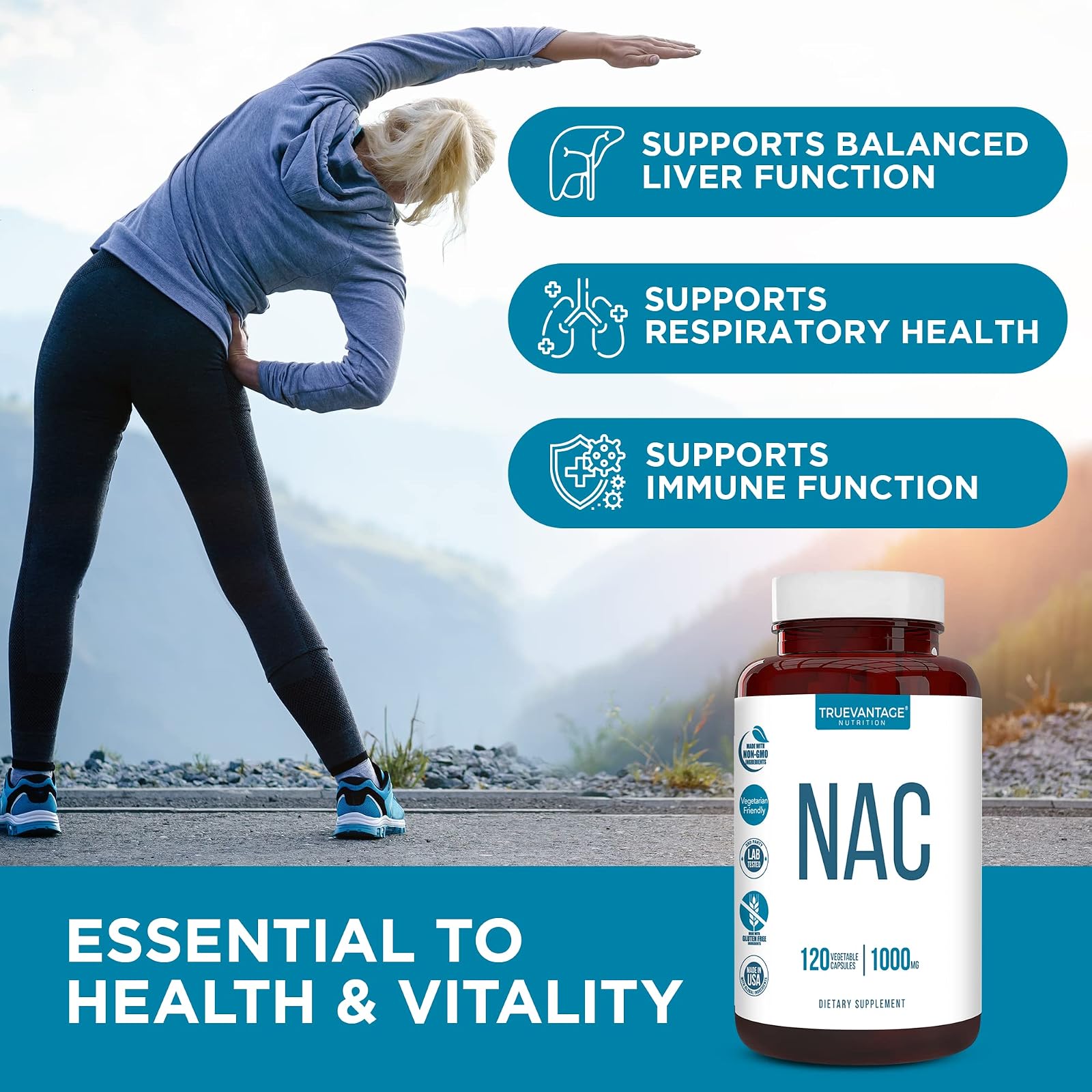 NAC supplement for detox support
