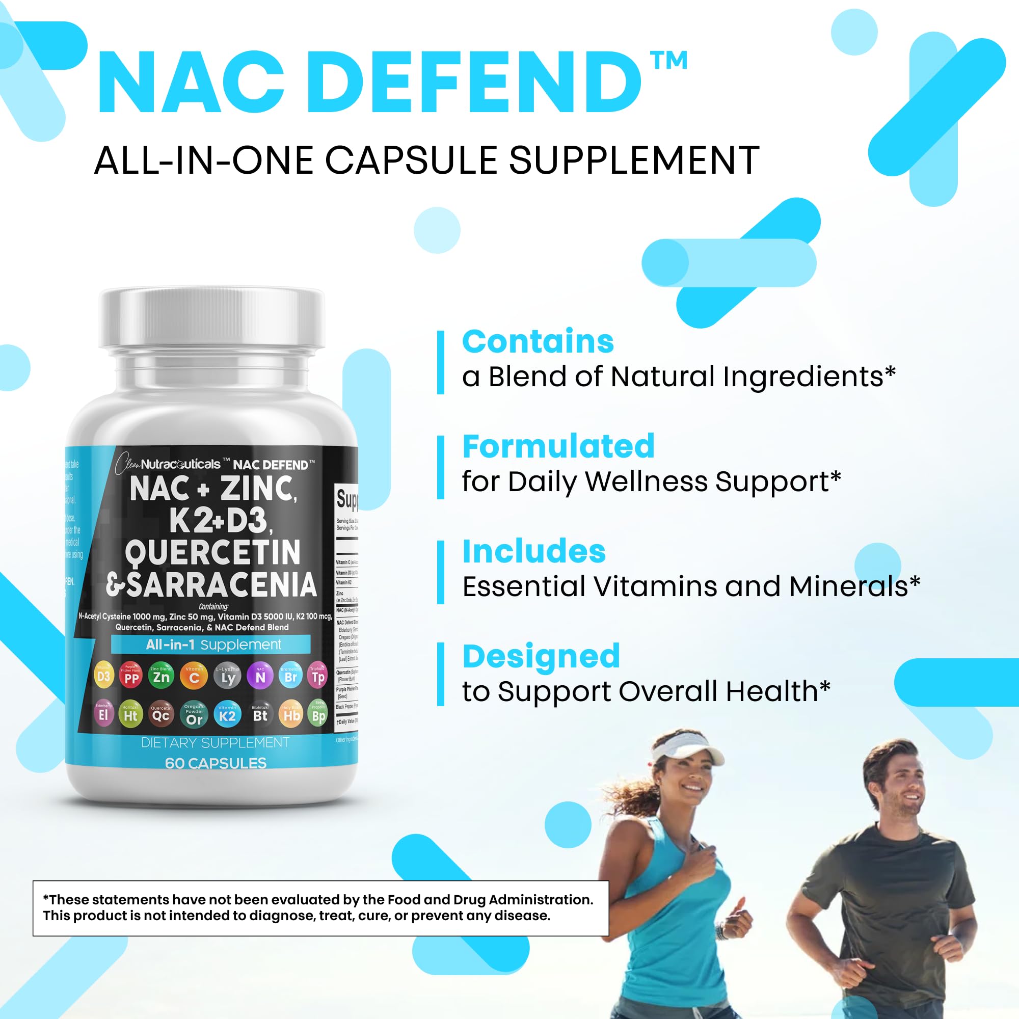 NAC supplement for detoxification support