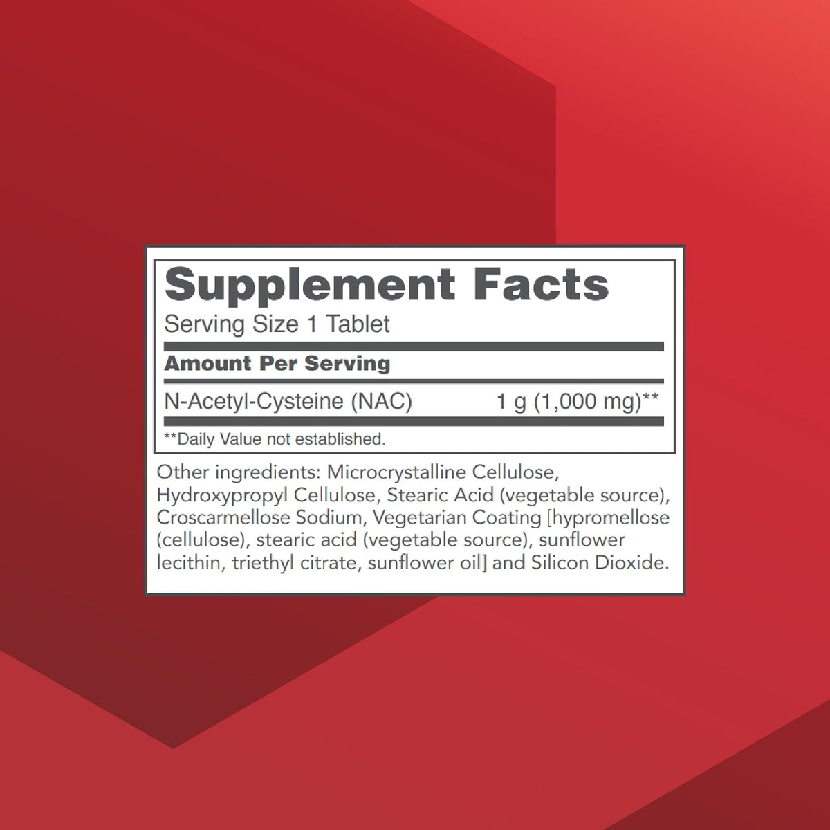 NAC supplement for immune support