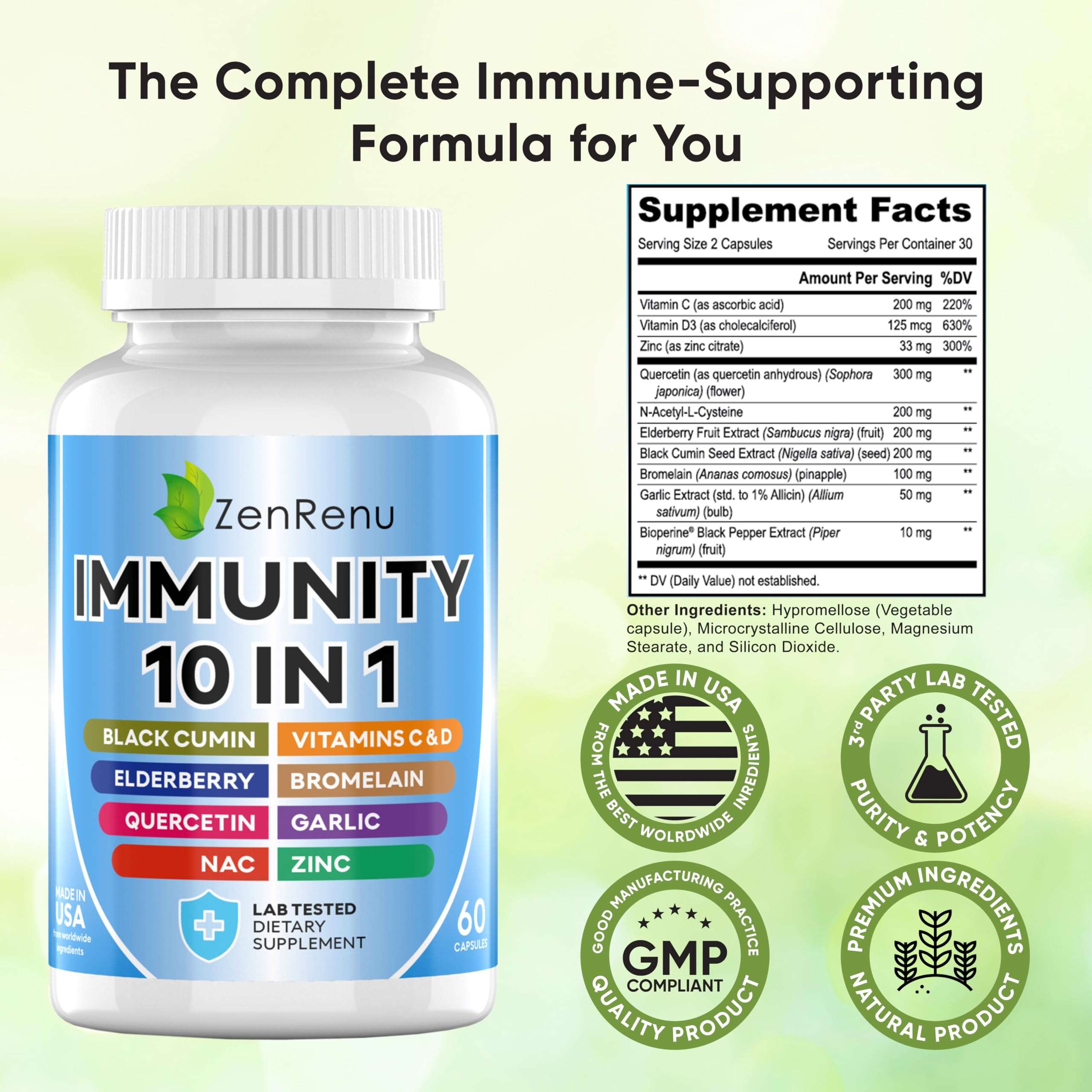 NAC supplement for respiratory health