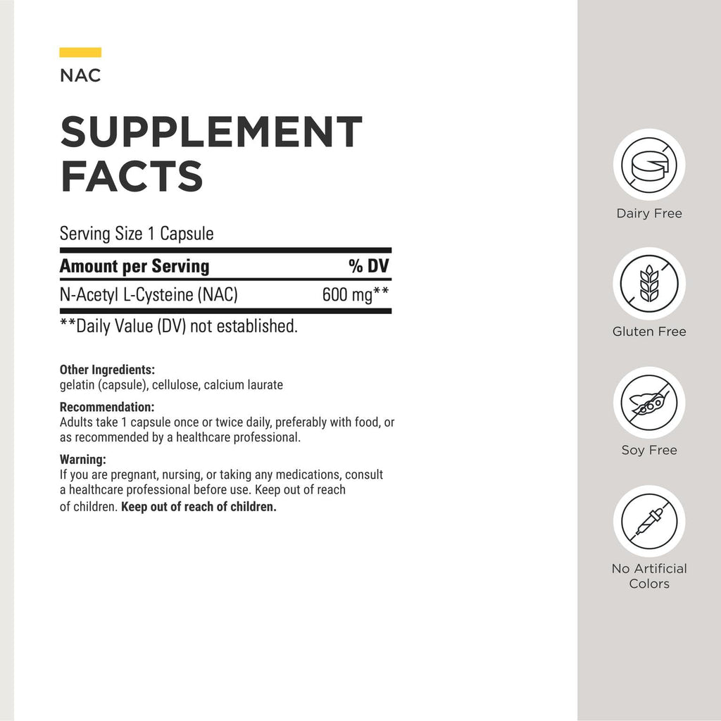 NAC supplement with vitamin C