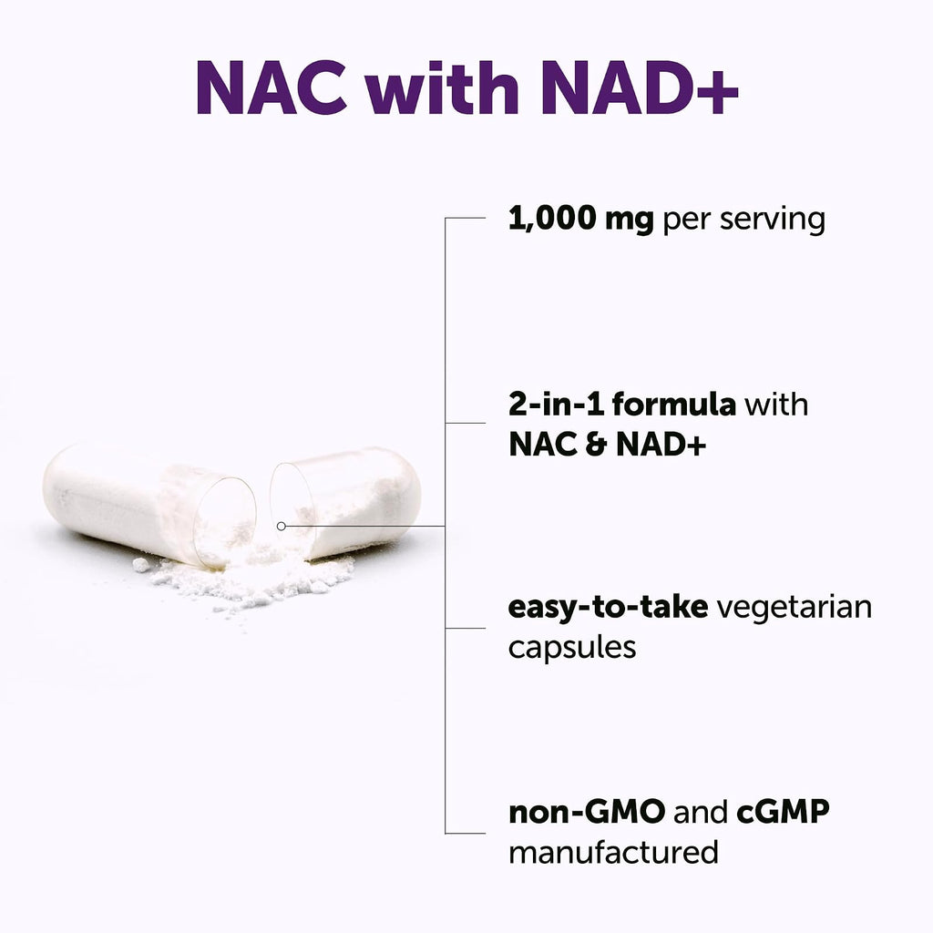 NAC with NAD+ for cellular health