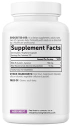 NAC with NAD+ for overall wellness